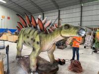 China Dino Park High-quality Professional Animatronic Dinosaur Stegosaurus 6m Model for sale