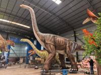 China Realistic High-quality Jurassic Animatronic Dinosaur Brachiosaurus 15m Model for sale