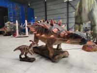 China Theme Park Life Size Animatronic Dinosaur Ankylosaur 4m Model For Sale for sale