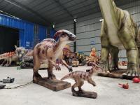 China Prehistoric Park Life Size Animatronic Dinosaur Parasaurolophus 4m Model For Sale for sale