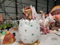 China Dino Park Realistic Animatronic Egg-shell Dinosaur Model For Sale for sale
