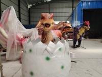 China Dino Park Realistic Animatronic Egg-shell Dinosaur Model For Sale for sale