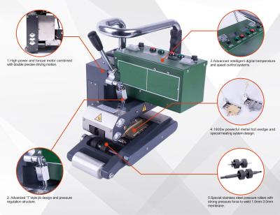 China SWT-NS900D PP PVC Geomembrane Welder , Hot Air Welding Machine for sale