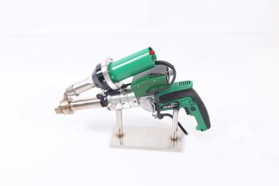 China Hdpe Plastic Hot Air 110v Extrusion Welding Machine For Pond Liner With 4mm Rod for sale