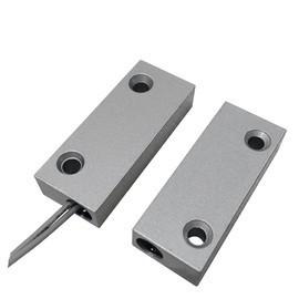 China Surface Mounted Magnetic Contact JS-52 Zinc Alloy 30mm Gap for Metal Doors Windows for sale