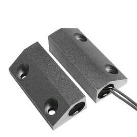 China Surface Mounted Magnetic Contact JS-56 Alloy Zinc 40-60mm Gap for Metal Doors Windows for sale