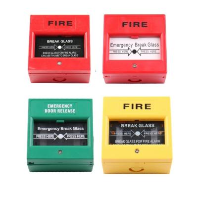 China Emergency Break Glass Door Release CP01 for Fire Alarm DC12V DC24V AC220V for sale