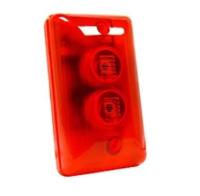 China JS-102 Siren with Strobe Light DC12V ABS Housing 105dB Emergency Alarm for sale