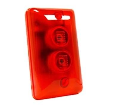 China JS-102 Siren with Strobe Light DC12V ABS Housing 105dB Emergency Alarm for sale