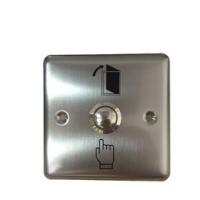 China Stainless Steel Door Exit Button JS-86 86x86x20mm NO 3A 36VDC for Access Control for sale
