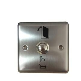 China Stainless Steel Door Exit Button JS-86 86x86x20mm NO 3A 36VDC for Access Control for sale