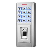 China Metal Fingerprint Access Control Keypad JS-KF5 300 Fingerprints 10000 Cards DC12V for sale