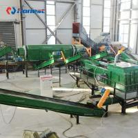 China Air Conditioner Case Recycling Equipment Steel Scrap Crusher with Magnetic Separator for sale