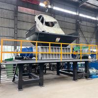 China Hydraulic Municipal Waste Shredder/crusher Machine Textile Shredder Plastic Bag Karton Shredder Old Clothes Shredding Machine for sale