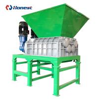 China High Quality Automatic Scrap Car Tire Rubber Recycling Machine Double Shaft Low Price Motor Engine Core Scrap Metal Shredder for sale