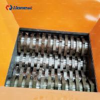 China Industrial Double Shaft Bicycle Motorcycle Car Engine Scrap Electric Car Body Crushing Steel Scrap Metal Crusher Shredder Price for sale