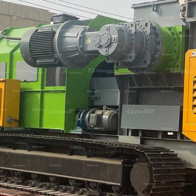 China Construction Waste Recycling and Crushing Waste Metal Crawler Mounted Shredding Equipment Movable Shredder for sale