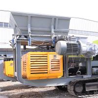 China Movable Shredder Auto Mobile Shredder Machine Recycling Project Mobile Waste Car Shredder for sale