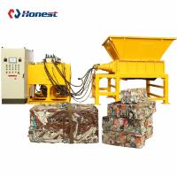 China CE Certified Twin Shaft Shredder with Hydraulic Protection for Scrap Metal Recycling for sale