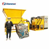 China Hydraulic Scrap Metal Recycling Crusher Shredder Machine Automatic with Double Shaft Design Waste Liner Shredding for sale