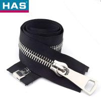 China #7 Double Slider Zipper 2 Way Separating Zipper 24 Inch for Garment for sale