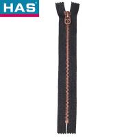China #5 Copper Zipper Eco Friendly Silver Jacket Zipper Customized for sale