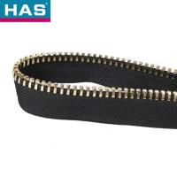 China Auto Lock #10 Heavy Duty Zipper Black Metal Zipper Jacket Smooth for sale