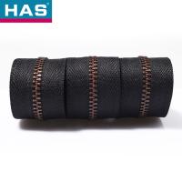 China #5 Copper Zipper Eco Friendly Silver Jacket Zipper Customized for sale