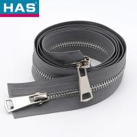 China #7 Double Slider Zipper 2 Way Separating Zipper 24 Inch for Garment for sale