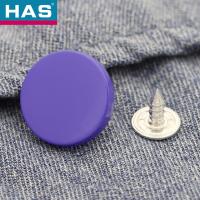 China 15mm / 17mm Metal Jeans Button Colorful Custom Snap Buttons For Jeans Clothing for sale