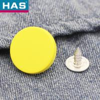 China 15mm / 17mm Metal Jeans Button Colorful Custom Snap Buttons For Jeans Clothing for sale