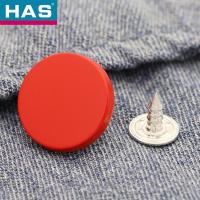 China 15mm / 17mm Metal Jeans Button Colorful Custom Snap Buttons For Jeans Clothing for sale