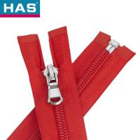 China Smooth Nylon Zippers #8 #10 Heavy Duty Open Ended Zip For Garment for sale