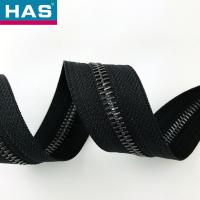 China Normal Teeth Gun Metal Zipper 30 Inch Black Zipper For Jacket for sale
