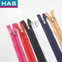 China Smooth Nylon Zippers #8 #10 Heavy Duty Open Ended Zip For Garment for sale