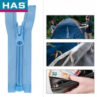 China Two Way Coil Separating Zipper Eco Friendly Heavy Duty Zippers For Tents for sale