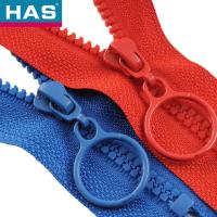 China Eco Friendly Plastic Zippers #5 Colorful Zippers Smooth For Clothes for sale