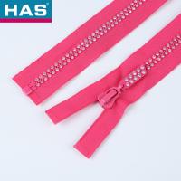 China 2025 Hot Sale 3# 5# 8# Diamond Stone Teeth Zipper of Plastic Zipper for sale
