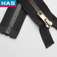 China 5# Plastic Zippers Corn Teeth Open Ended Coat Zip Eco Friendly for sale