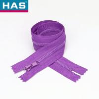 China Fluorescent Green Invisible Zipper Closed End / Open End Purple Separating Zipper for sale