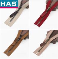 China Durable Metal Zippers Customized Antique Silver Zipper Eco Friendly for sale