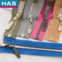 China Customized Gold Metal Zipper Eco Friendly Open End Metal Zip #5 for sale