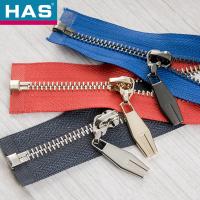 China Customized Gold Metal Zipper Eco Friendly Open End Metal Zip #5 for sale