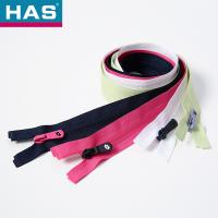 China Colorful Nylon Zippers Customized White Open Ended Zip Auto Lock for sale