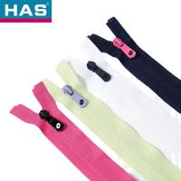 China Colorful Nylon Zippers Customized White Open Ended Zip Auto Lock for sale