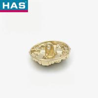 China Pink Designer Coat Buttons 17.5mm / 22.5mm Decorative Rhinestone Buttons for sale