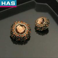 China Colorful Metal Coat Button 18mm / 23mm Decorative Coat Buttons for sale