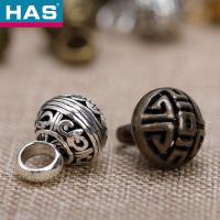 China 10mm Silver Metal Buttons Nickel Free Decorative Metal Buttons Hollow Pattern for sale