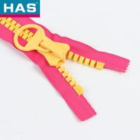 China Customized Big Plastic Zipper Two Way Invisible Jacket Zipper Durable for sale