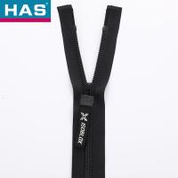 China #5 #7 Black Coil Nylon Zipper with additional tabbed puller for bags for sale